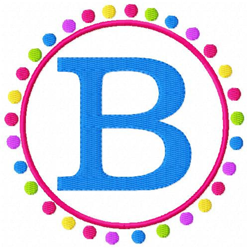Mini Dots Monogram Set - Joyful Stitches