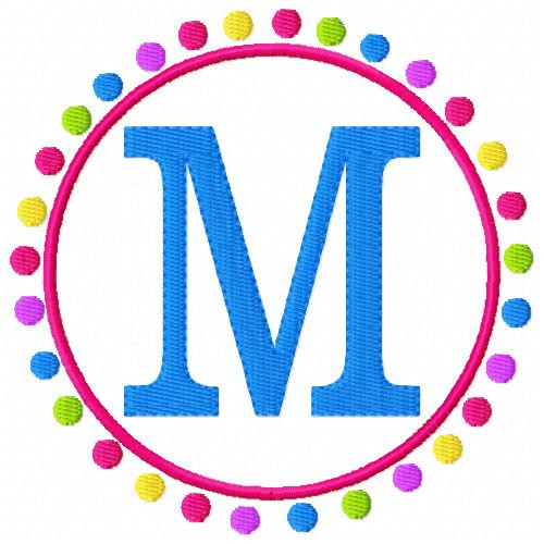 Mini Dots Monogram Set - Joyful Stitches
