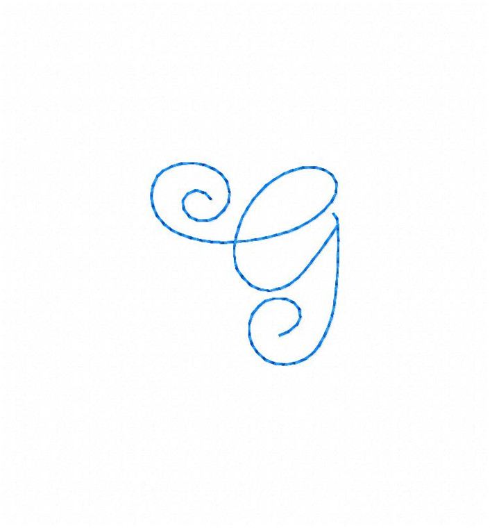 Cute Curly Thin Line Monogram Machine Embroidery Font Design Set ...
