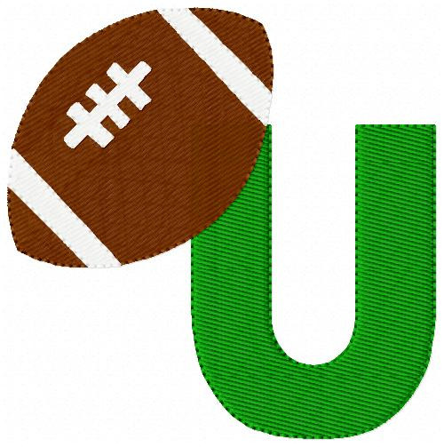 Football Season Monogram Set - Joyful Stitches