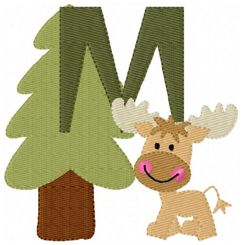 Hunting Season Monogram Set - Joyful Stitches