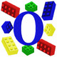 Interlocking Colorful Blocks Monogram Set - Joyful Stitches