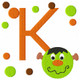 Frankie Fun Fall Halloween Monogram Set - Joyful Stitches