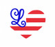 Heart Flag Monogram Machine Embroidery Design Set - Joyful Stitches