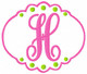 Just Girly Monogram Set - Joyful Stitches