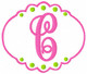 Just Girly Monogram Set - Joyful Stitches
