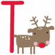 Festive Fun Red Nosed Reindeer Monogram Embroidery Designs - Joyful ...