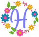 Flowers of Spring Monogram Design Set - Joyful Stitches