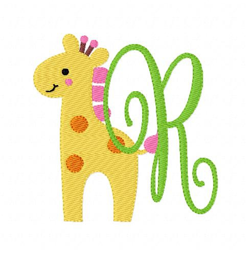 King Lion Zoo Animal Monogram Design Set - Joyful Stitches
