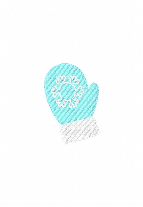 Mitten Mini Winter Embroidery Design - Joyful Stitches