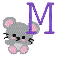 MiMi the Mouse Monogram Set - Joyful Stitches