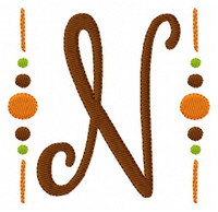Fall Monogram Set - Joyful Stitches