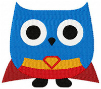 Super Hero Owl - Joyful Stitches