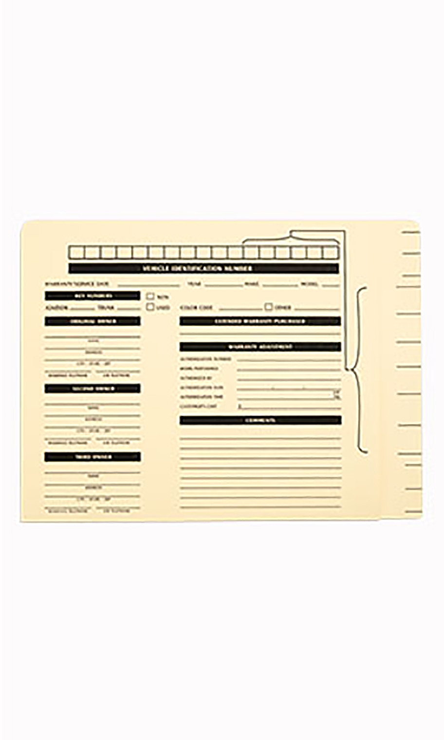 Service File Folders