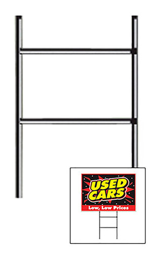 Curb Display Sign Holder