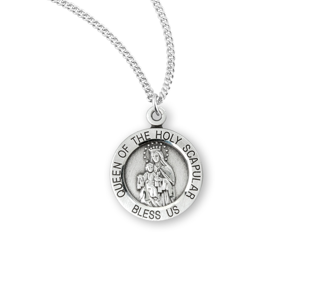 Sterling Silver Holy Scapular Medal - Catholic Online Shopping - World ...