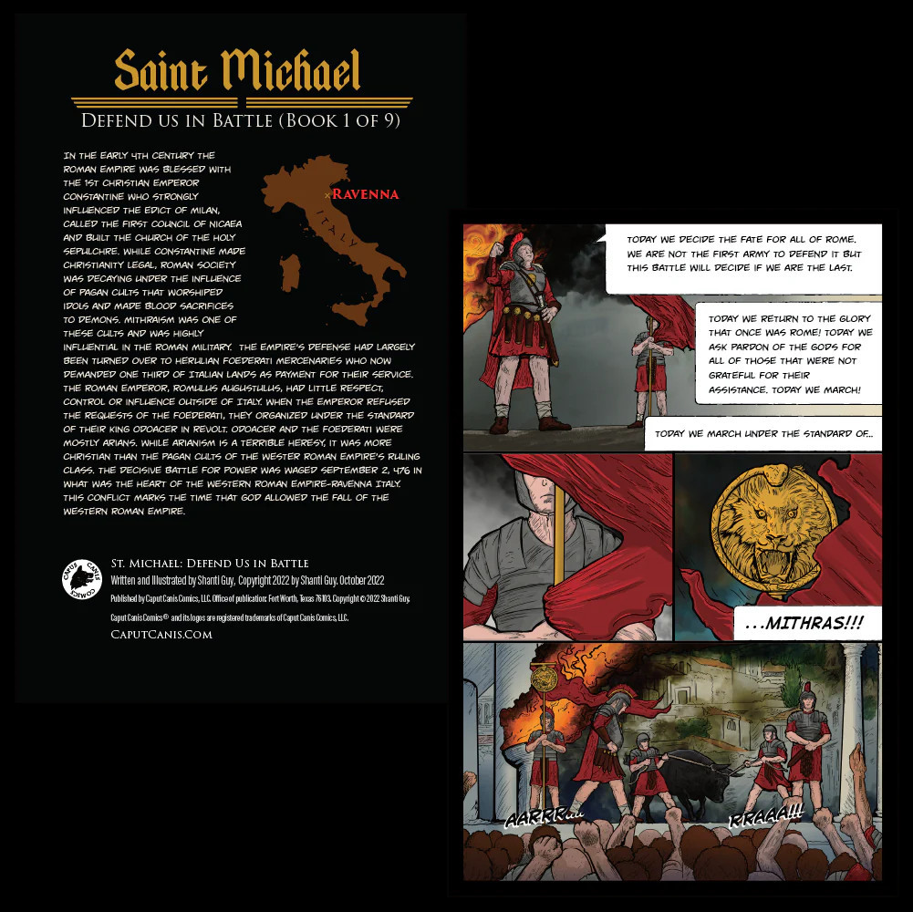 St. Michael Comic Book - Defend Us In Battle