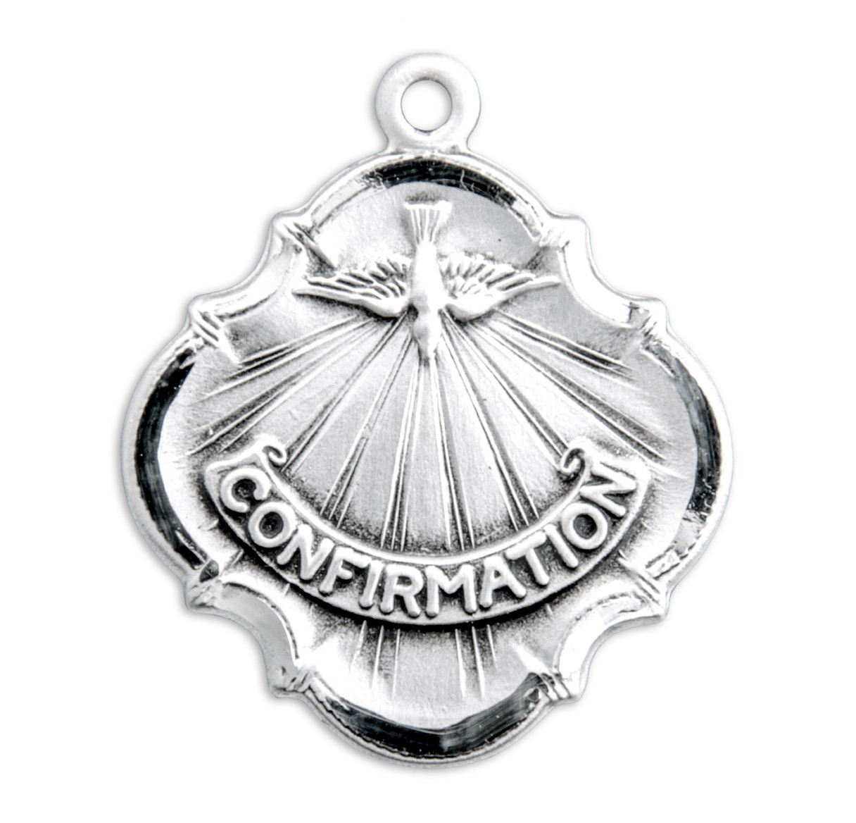 Holy Spirit Sterling Silver Confirmation Medal - Catholic Online Shopping