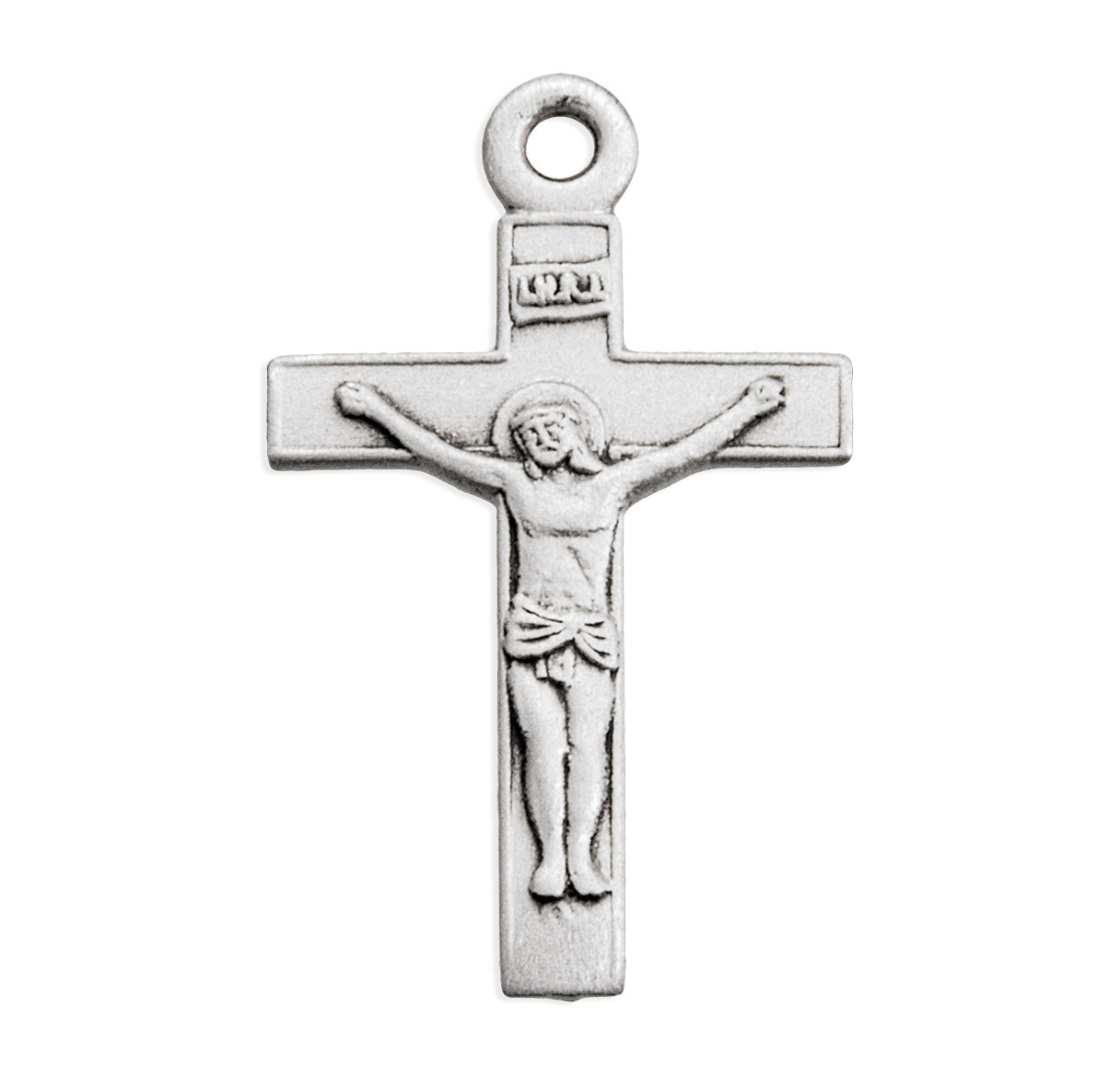 Sterling Silver Basic Crucifix - Catholic Online Shopping