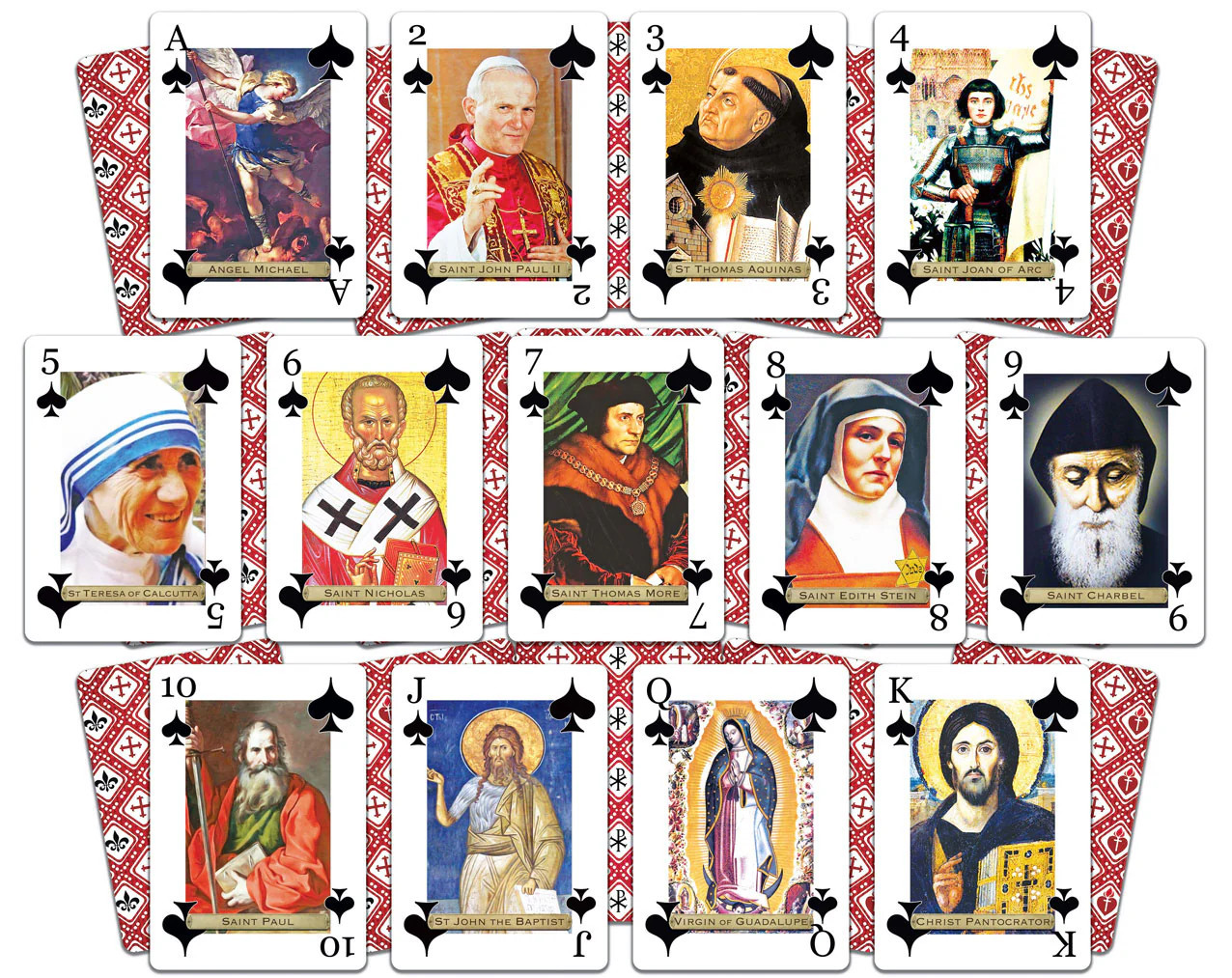 Holy Playing Cards: Saints Edition