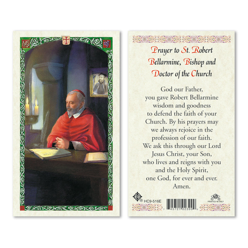 St. Hubert - Prayer Laminated Prayer Cards (Pack of 25) - Catholic ...