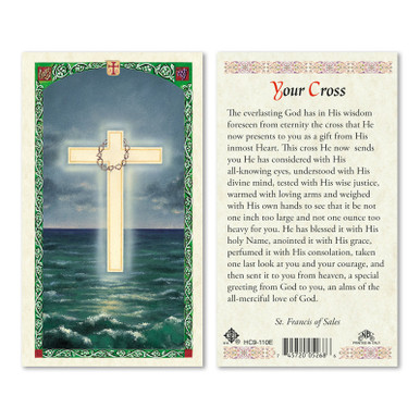 Your Cross Laminated Prayer Cards (Pack of 25) - Catholic Online ...