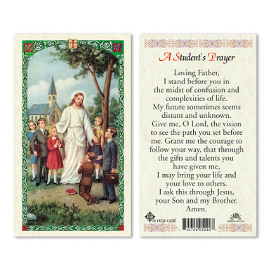 Student's Prayer Laminated Prayer Cards (Pack of 25) - Catholic Online ...