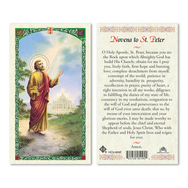 St. Peter Laminated Prayer Cards (Pack of 25) - Catholic Online ...