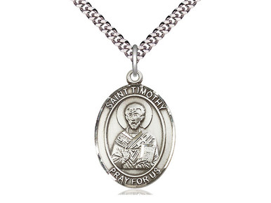 St. Timothy - Oval Patron Saint Series