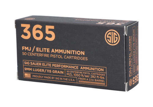 SIG SAUER ELITE 365 9MM 115GR FMJ (59164)