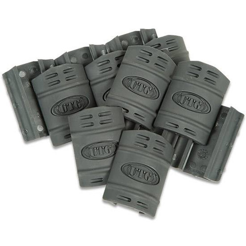 UTG 12 PIECE RUBBER RAIL GUARDS FOR PICATINNY RAILS (BLACK) - DD's Ranch