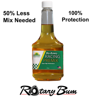 Renewable Lubricants Bio-Rotary Racing Premix (12 oz. Bottle)