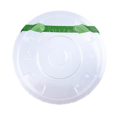 Lid with Straw Hole - 9 to 24 oz Cold Cups, Clear PLA, Stripe - World ...