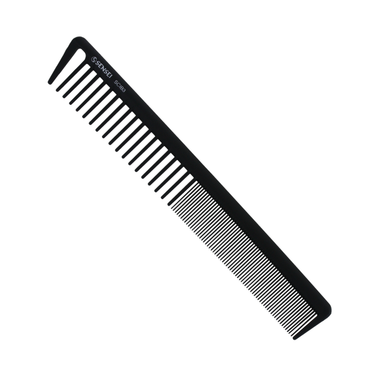 Sensei Via - Reversible Cutting Comb Carbon - Brushes & More Beauty Supply