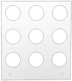 Primera Eddie Manual Tray 25mm 9 Circles - Primera Asia Pacific Store