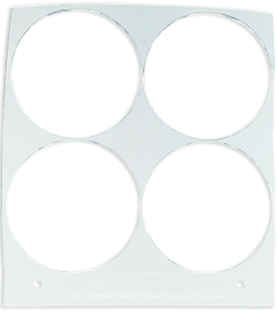 Primera Eddie Manual Tray 59mm 4 Circles - Primera Asia Pacific Store