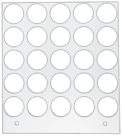 Primera Eddie Manual Tray 20mm 25 Circles - Primera Asia Pacific Store