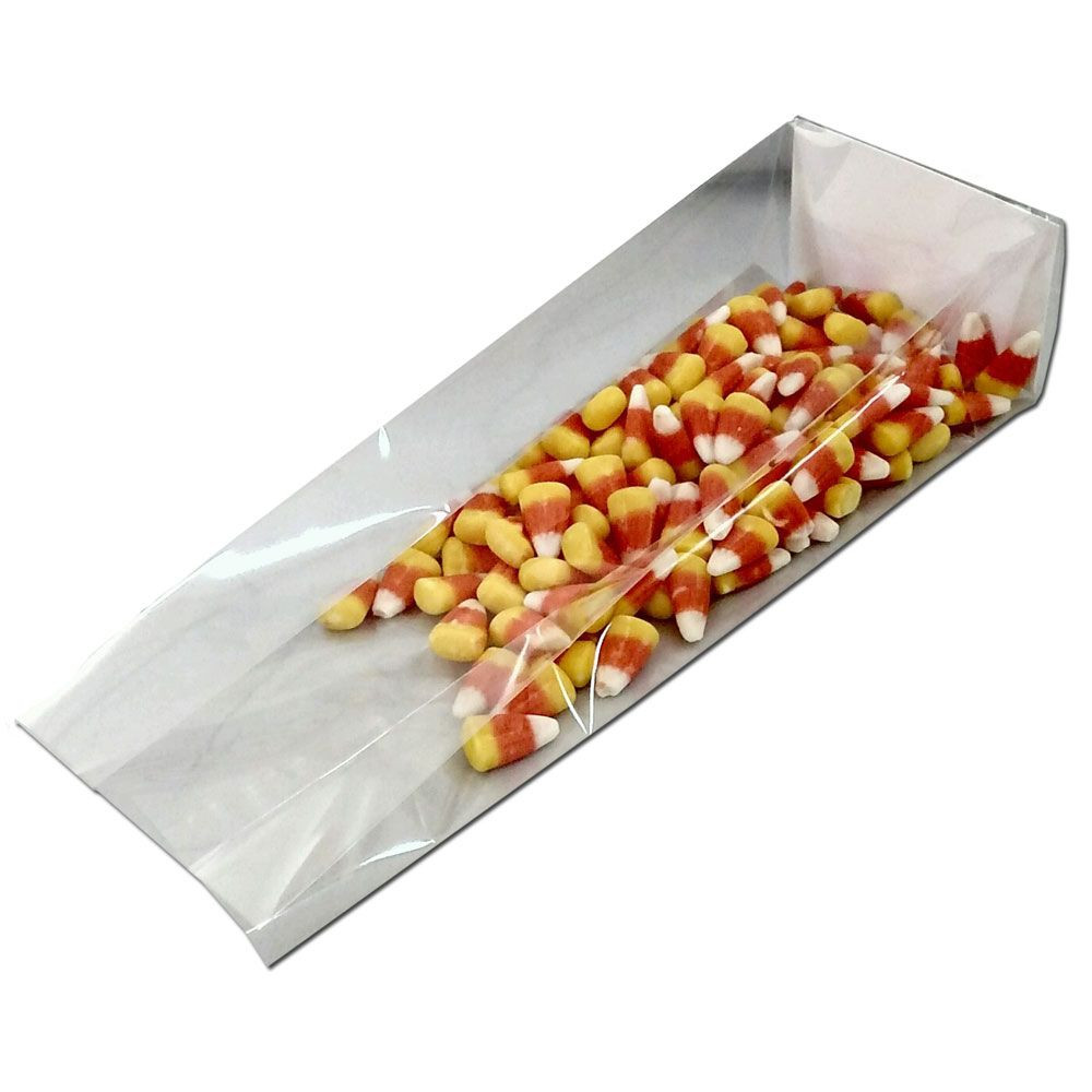 Gusset 1 Mil Clear Cello Bags - Mid Atlantic Packaging