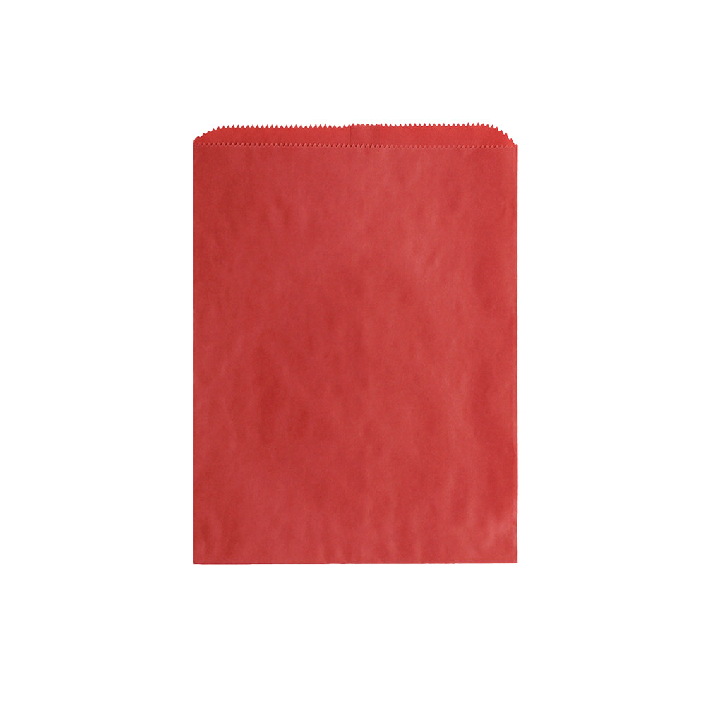 8.5x11" Red Paper Merchandise Bags