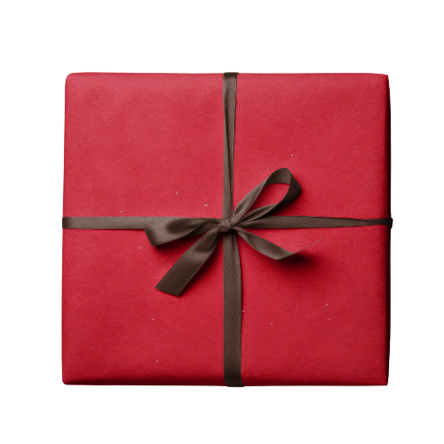 Gloss Red Gift Wrap, 24
