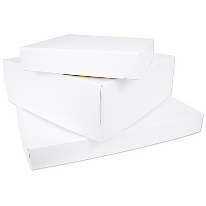 Gloss White Lock-Corner Boxes - Mid Atlantic Packaging