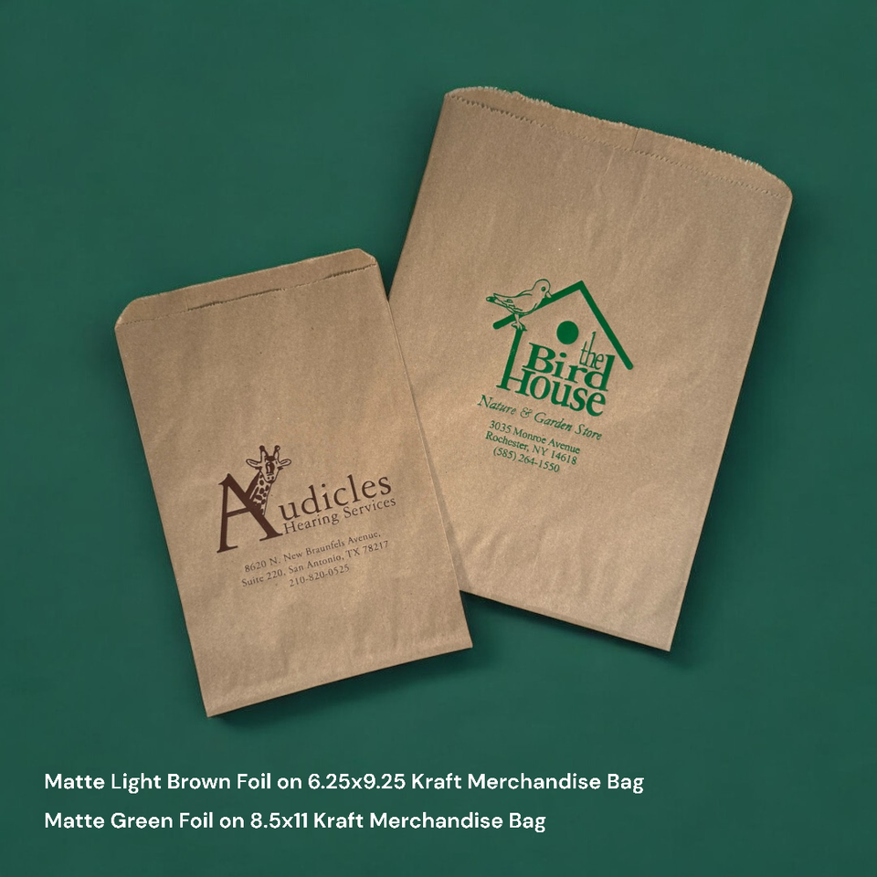 Recycled Kraft Paper Merchandise Bags - Mid Atlantic Packaging