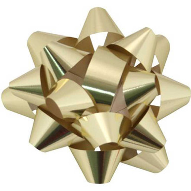 Metallic Star Bows - Mid Atlantic Packaging