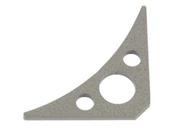 Weld-In Frame Gussets 3 Hole Triangle