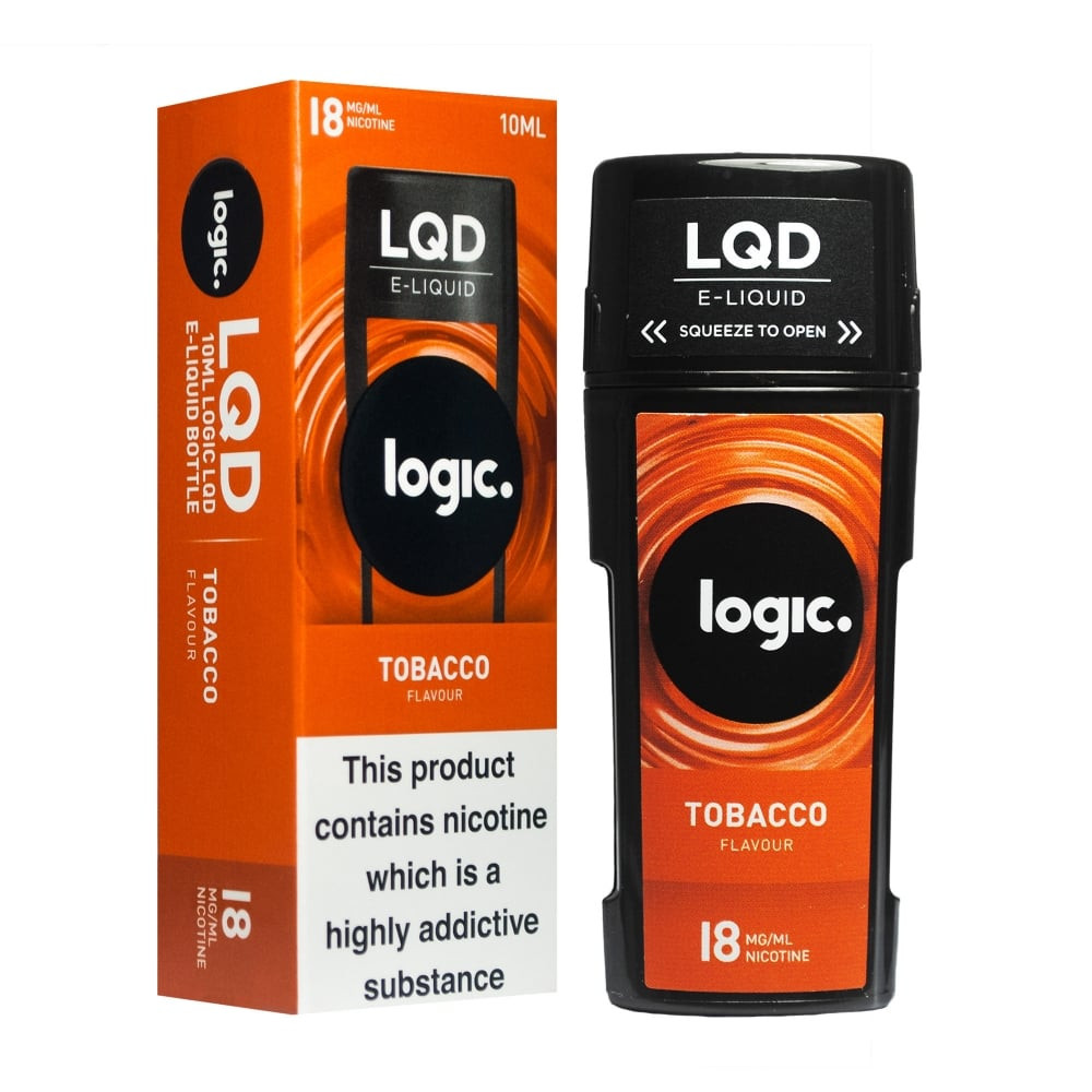 Logic Power Tobacco e-Liquid Package | Rich Flavor Vape Juice ...