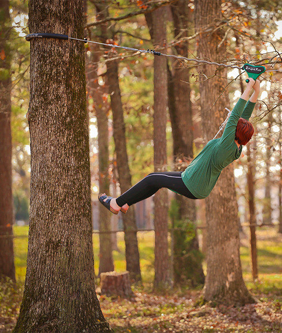 Zip Line Compression Spring Braking System