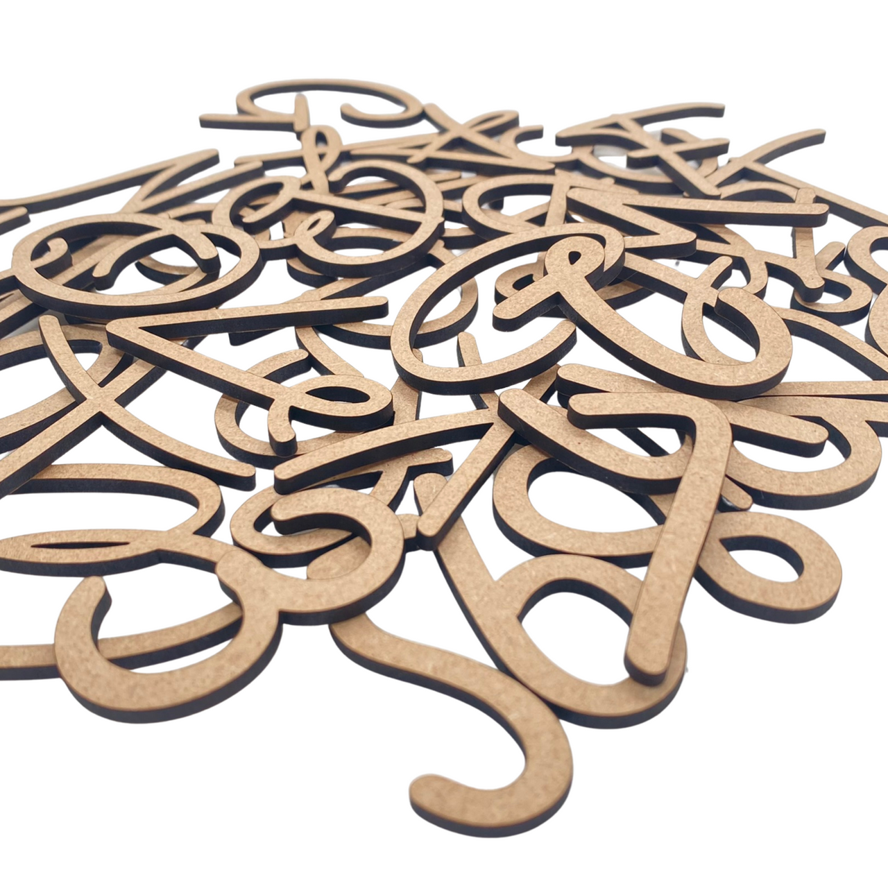 Handwritten Script | Craft Letters | Unfinished Letters | Sign Making Decor