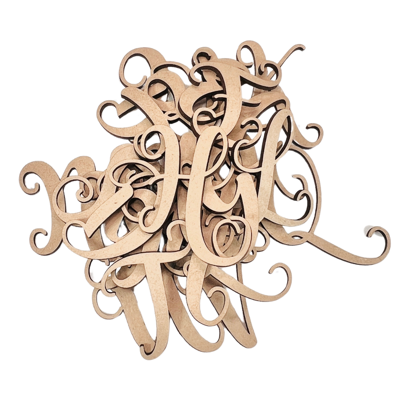 Starfish Wood Craft Letters