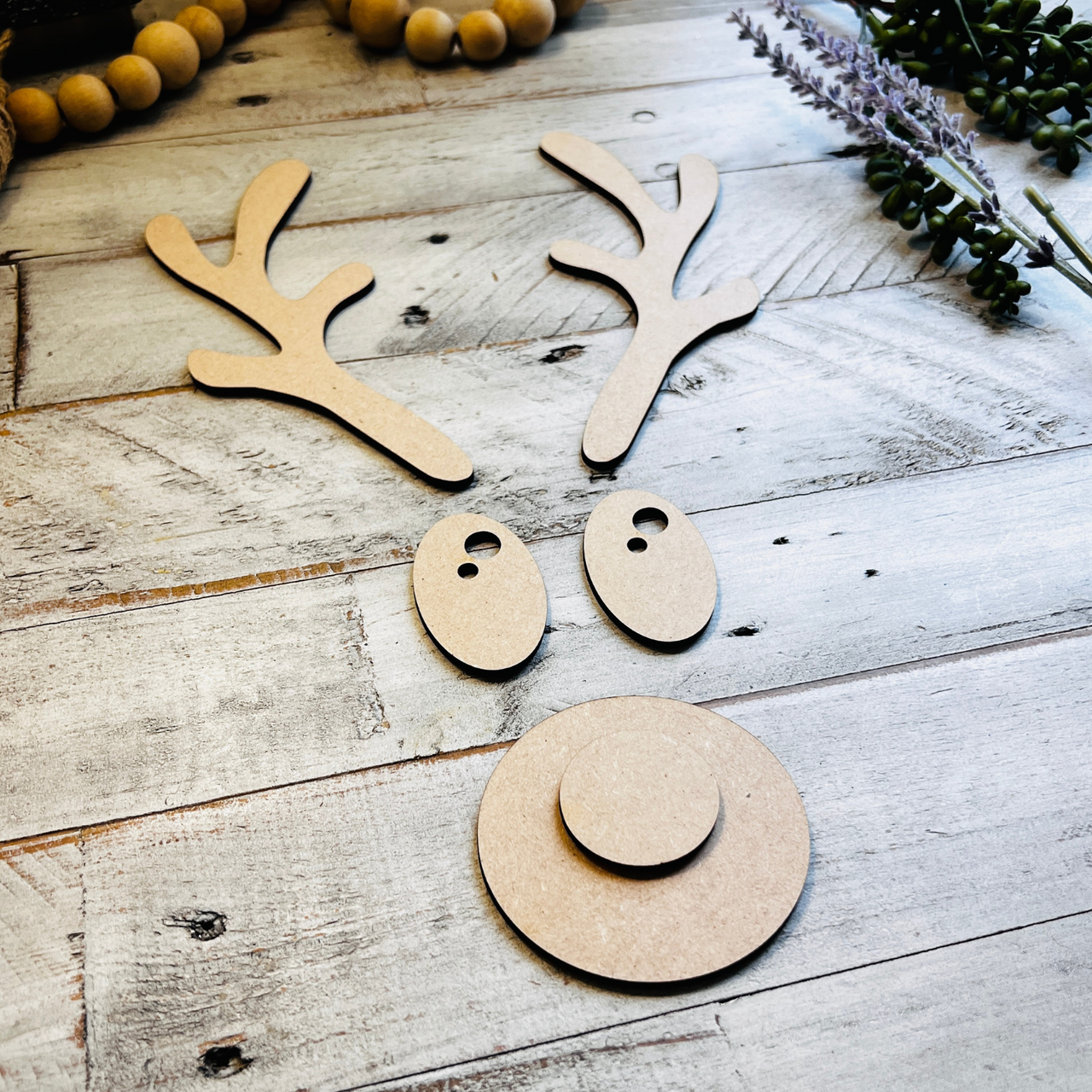 Reindeer Round Nose Face Kit