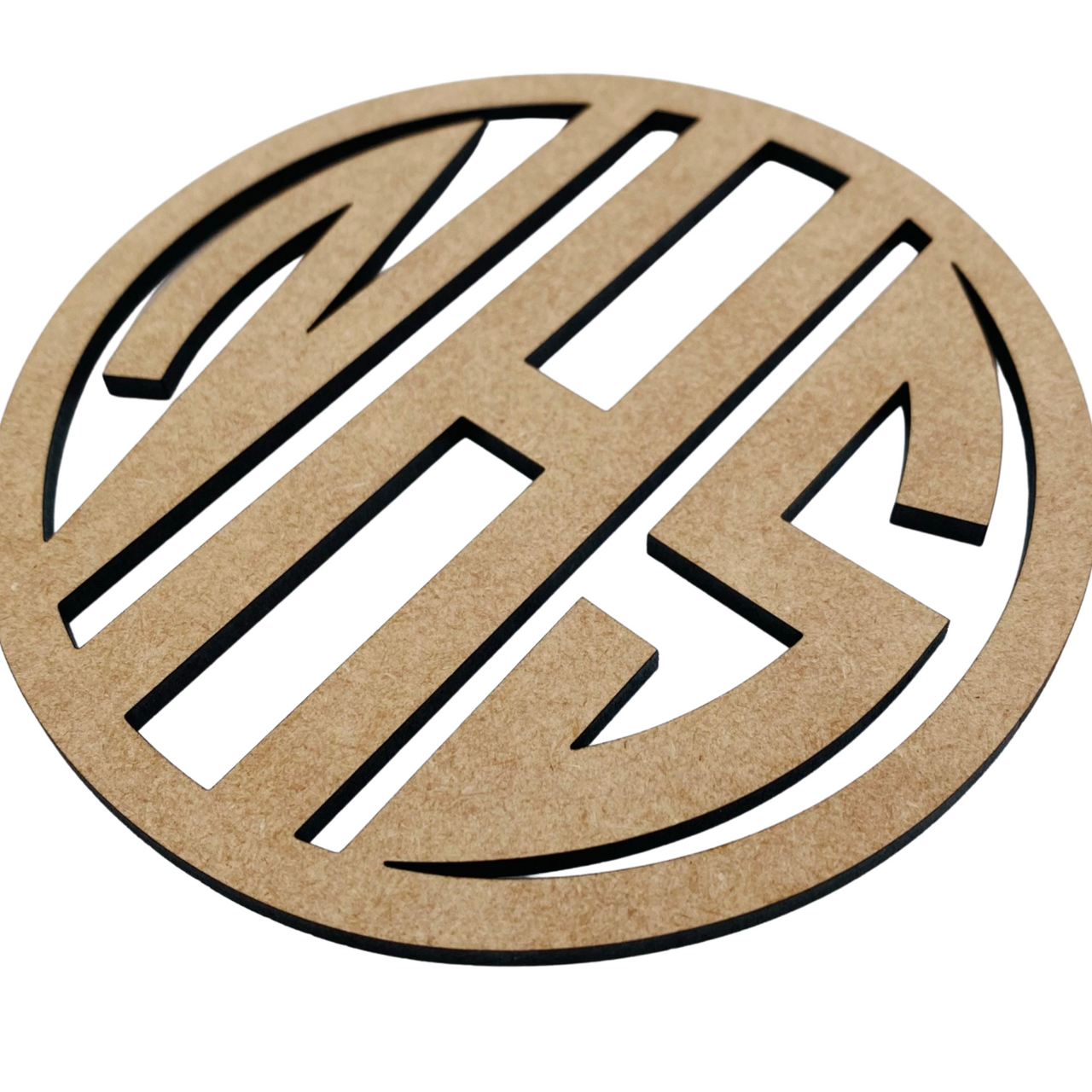 Buy 3 Letter Circle Block Monograms | Initial Letters | Krafty Supply